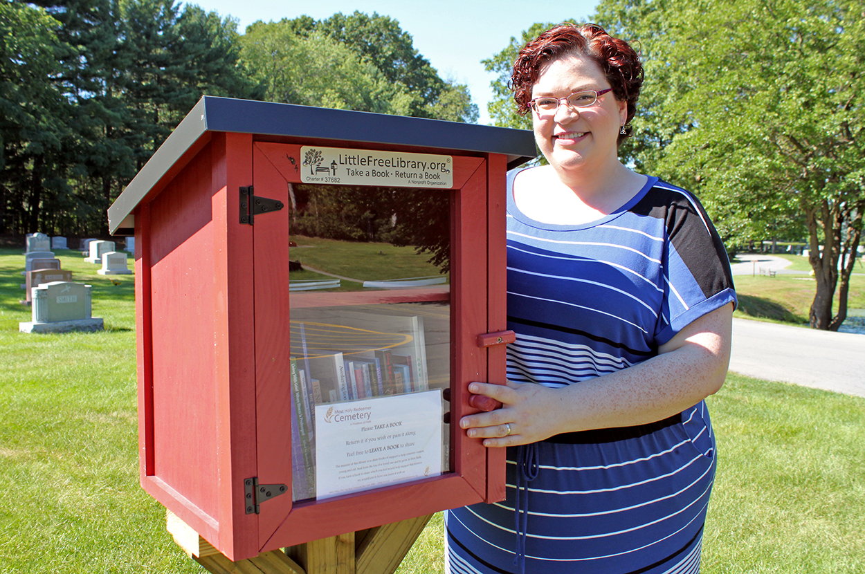 Little Free Library Most Holy Redeemer Cemetery Niskayuna